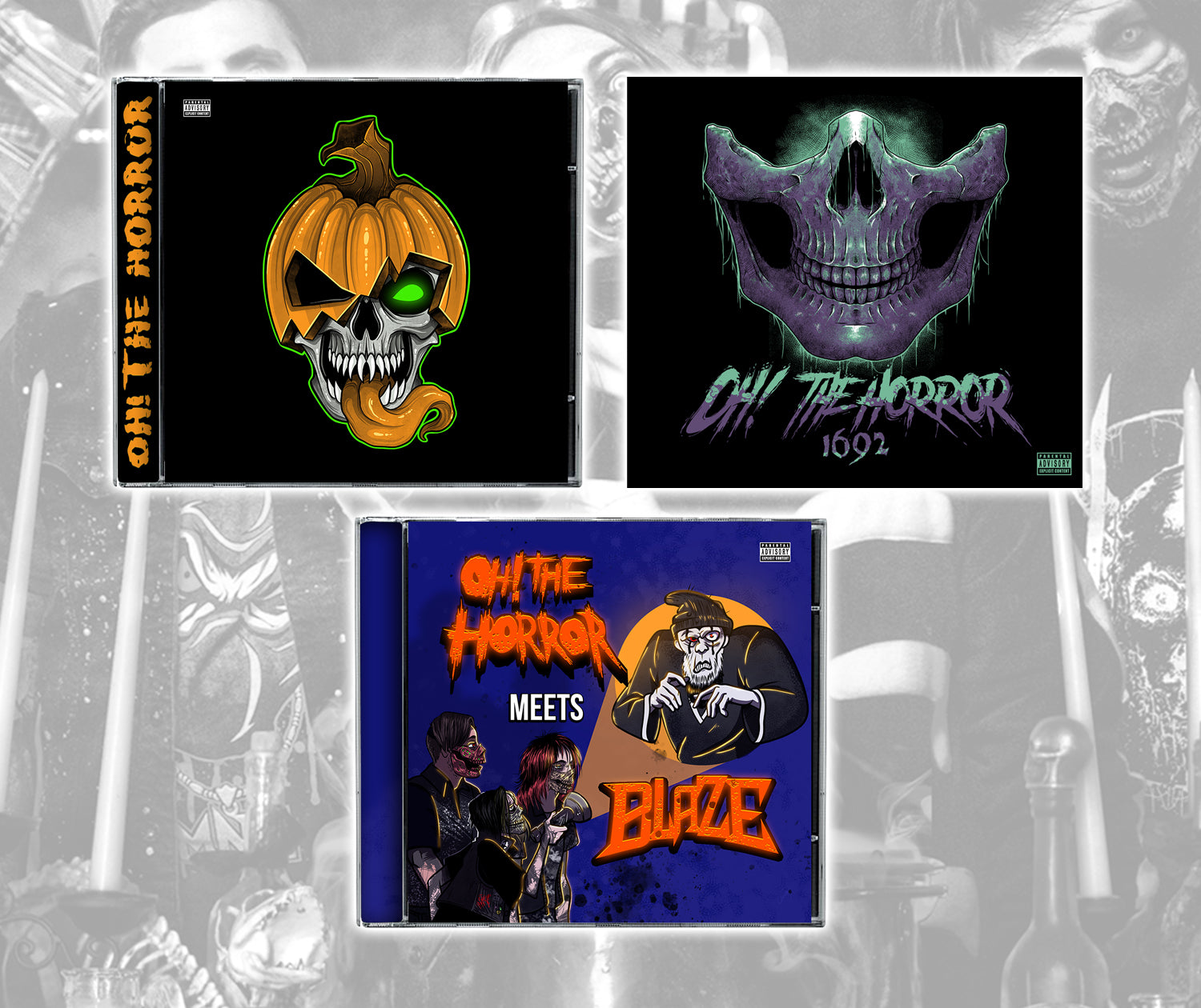 Oh! The Horror 3 CD Discography Bundle – MNE Store