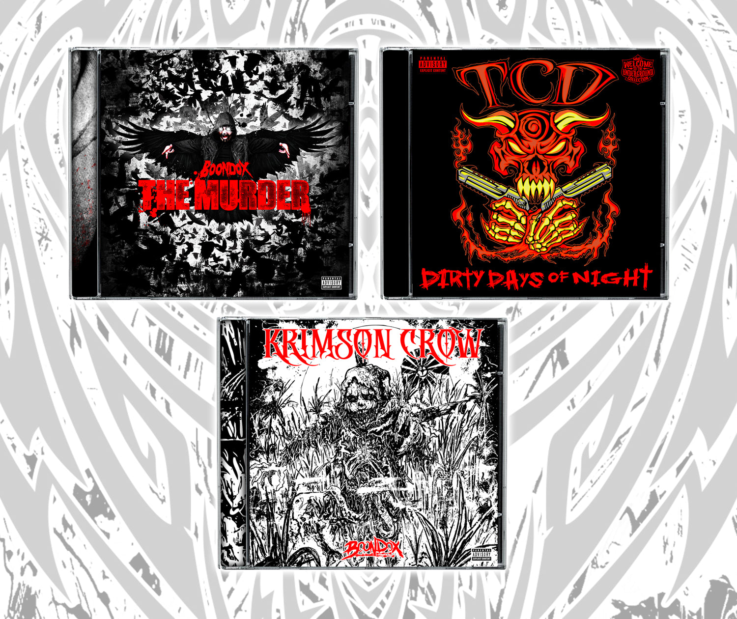 Boondox 3 CD Discography Bundle – MNE Store