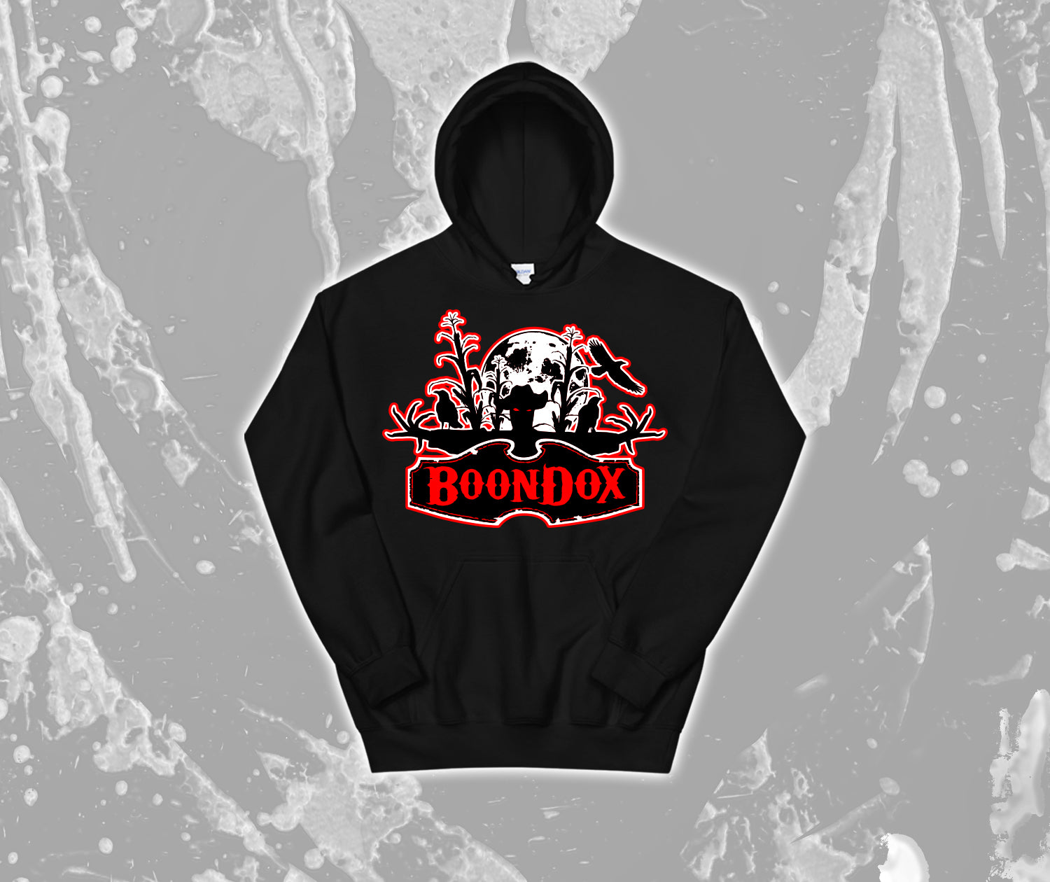 Boondox The Harvest Scarecrow Logo Pullover Hoodie – MNE Store
