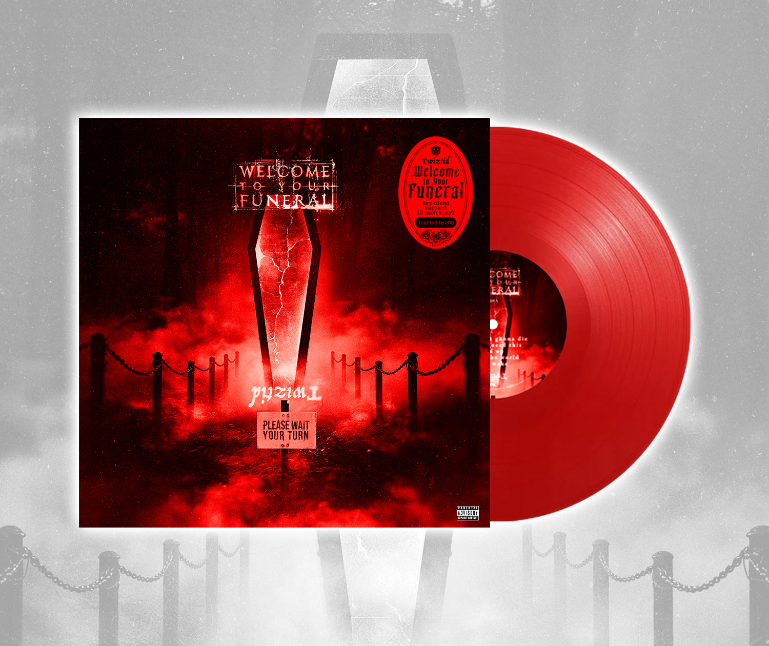 Twiztid Limited Blood Red "welcome to your funeral" Vinyl Variants ...