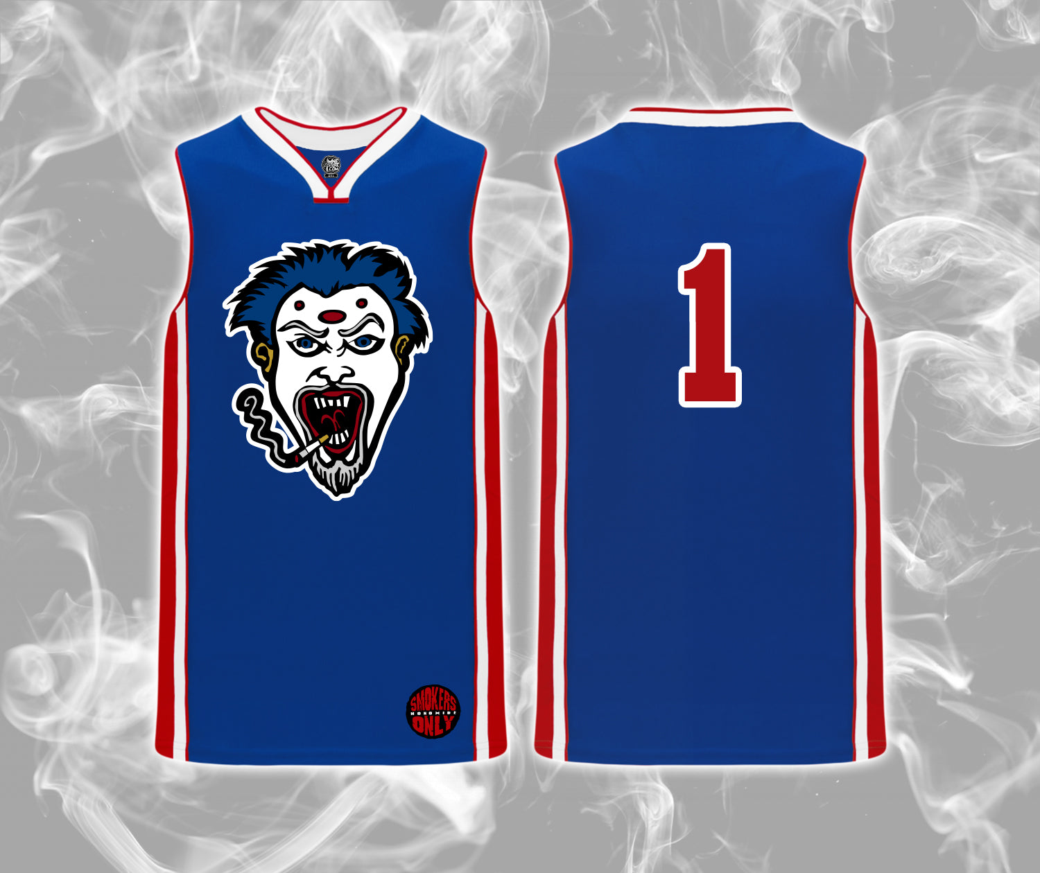 Monoxide OG Chainsmoker Throwback Sublimated Basketball Jersey – MNE Store