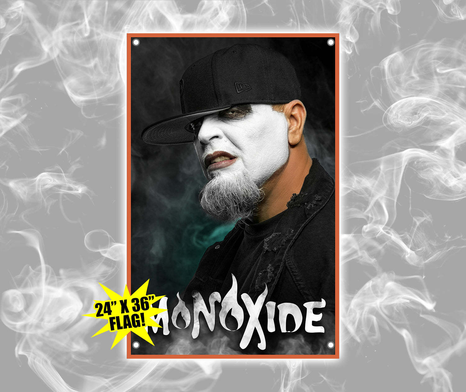 Monoxide Smokers Only 24x36" Flag – MNE Store