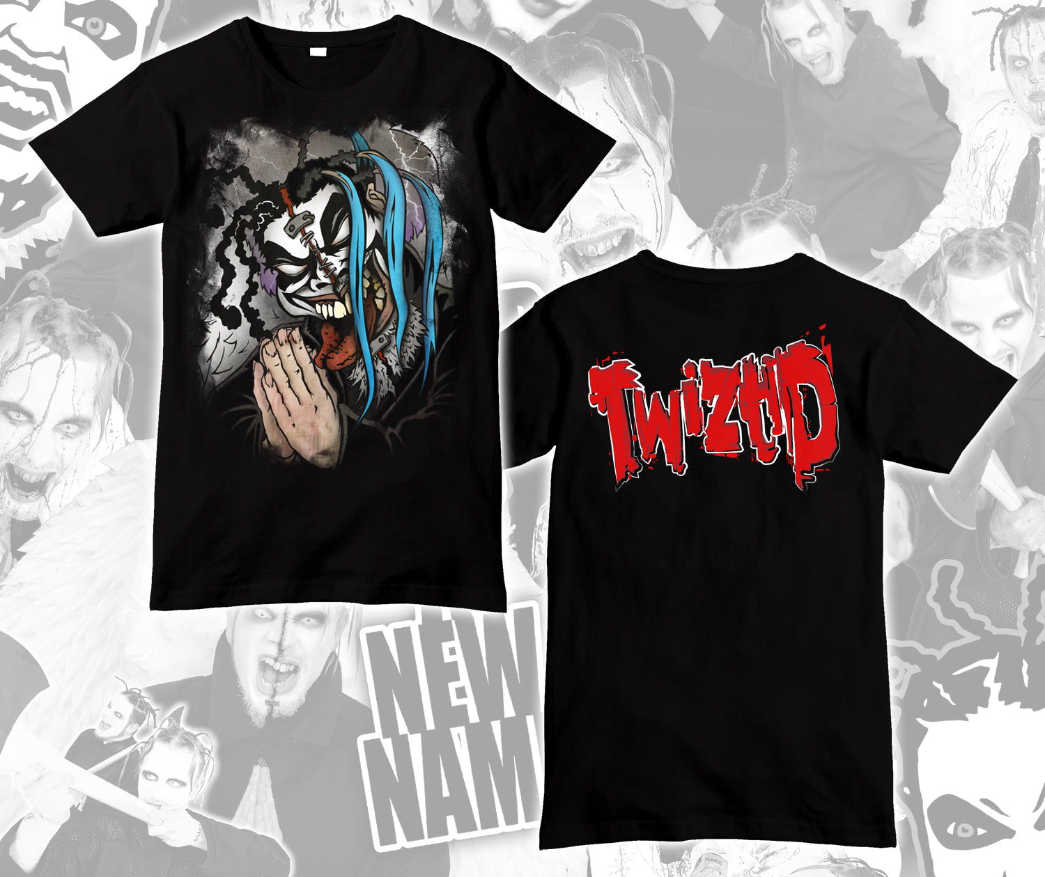 Hand Drawn Praying Cartoon Freek Show Shirt – MNE Store