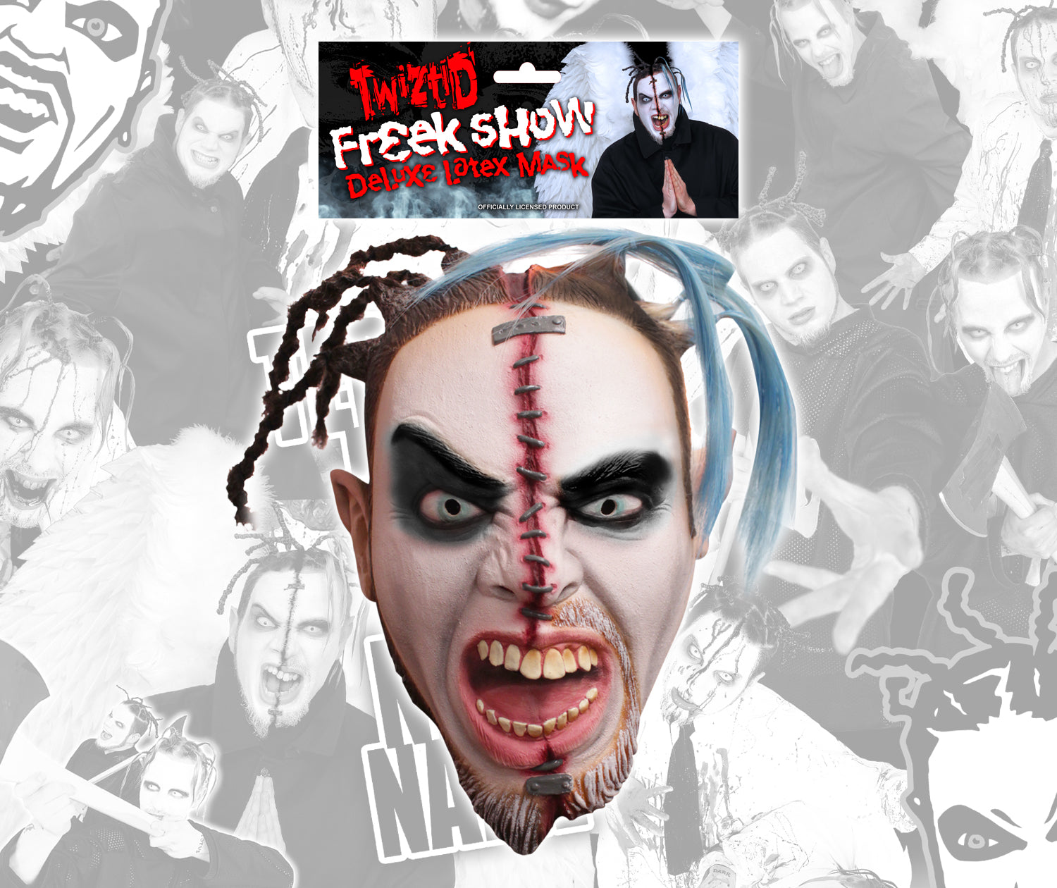 Twiztid Deluxe Freek Show Latex Mask – MNE Store