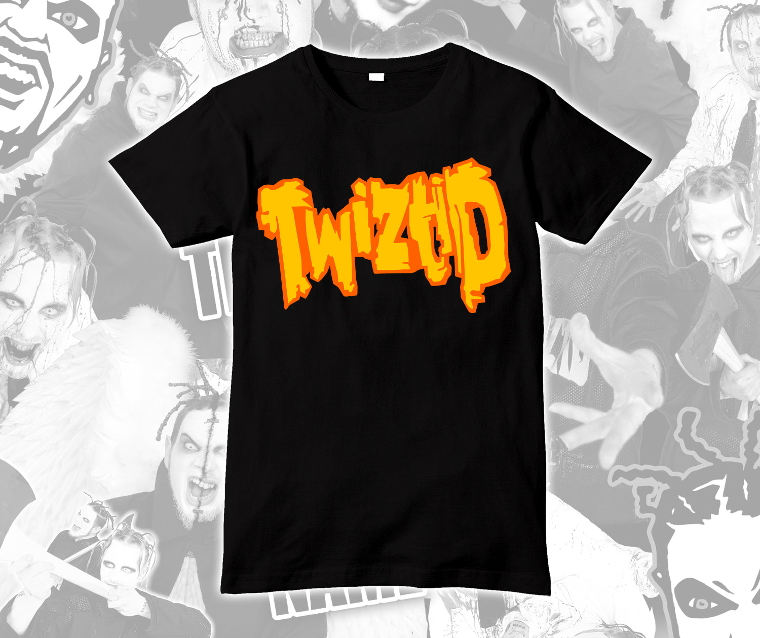 Twiztid Yellow & Orange Freek Show Era Logo Shirt – MNE Store